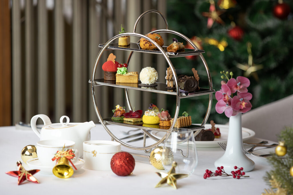 Festive Afternoon Tea in Dubai | Queen Elizabeth 2, Iconic Hotel